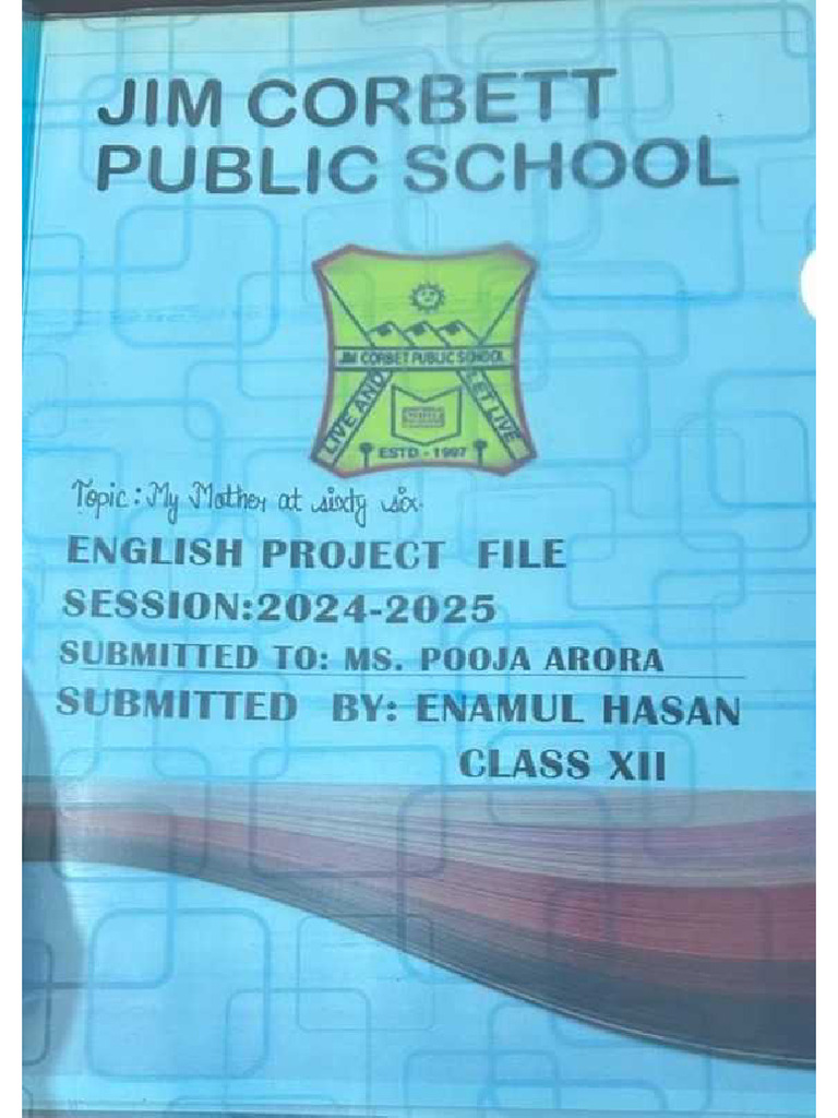English Project File | PDF