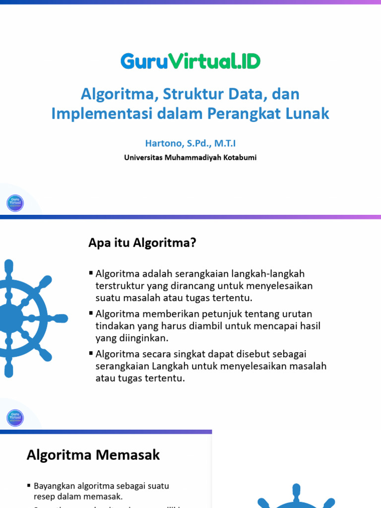 Algoritma Dan Struktur Data - Pertemuan 1 | PDF