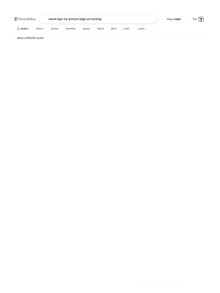 Canva Login My Account Page Not Working Bing Search | PDF