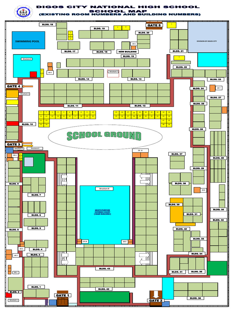 Digos City National High School Map | PDF