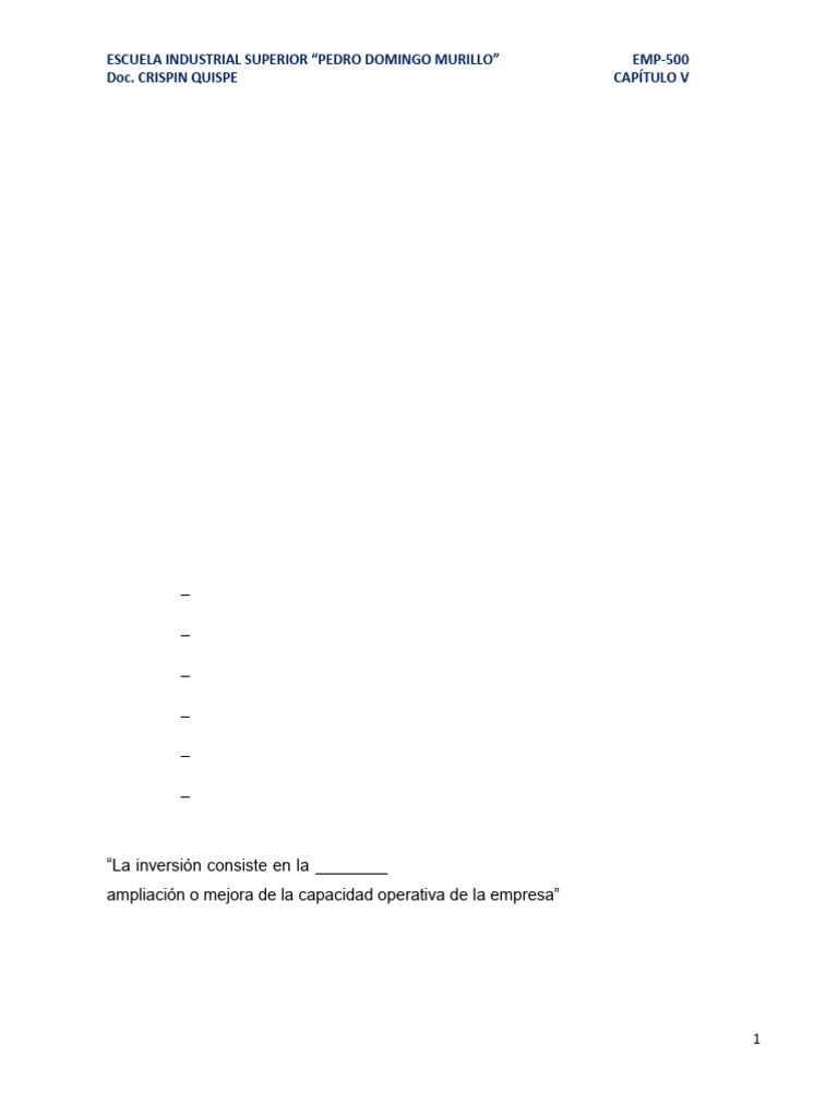 Emp-500 Cap.5 | PDF | Presupuesto | Bancos