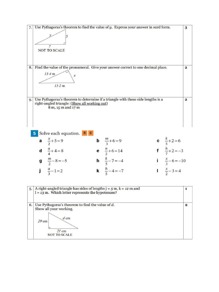 Maths Sheets To Print | PDF