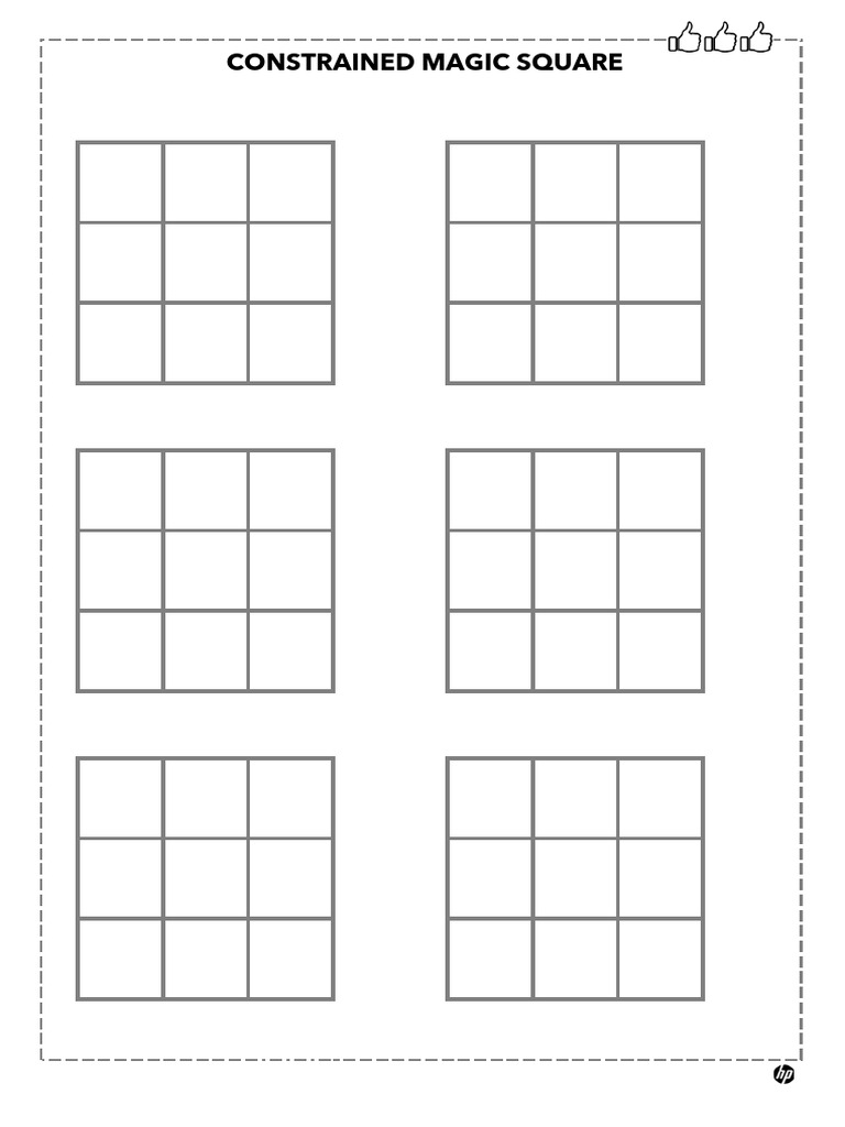 16 9 10 Brain Games Number Puzzles Magic Square 2 | PDF