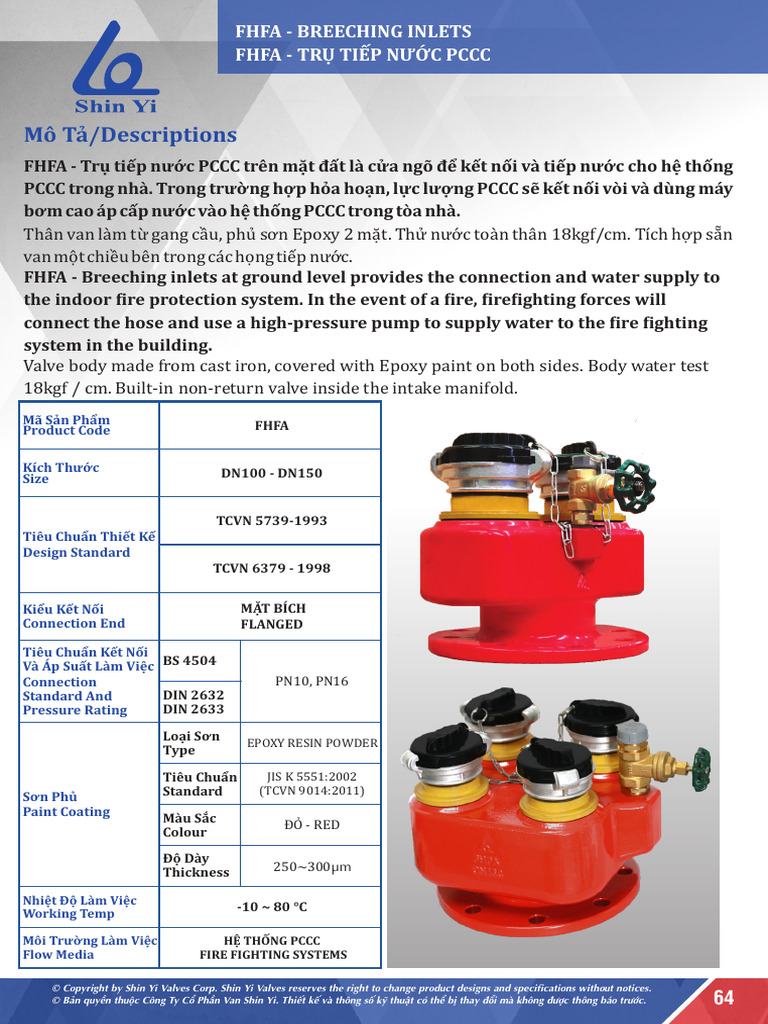 P.64 - Tru Tiep Nuoc PCCC | PDF