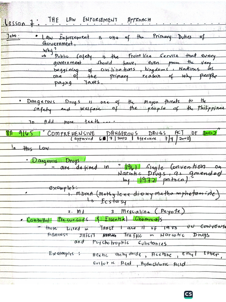 Lesson 7 Notes LEA Approach | PDF