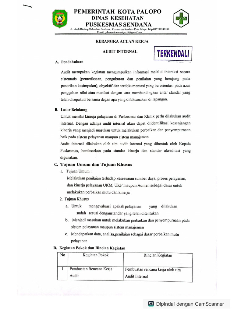 KAK Audit Internal | PDF