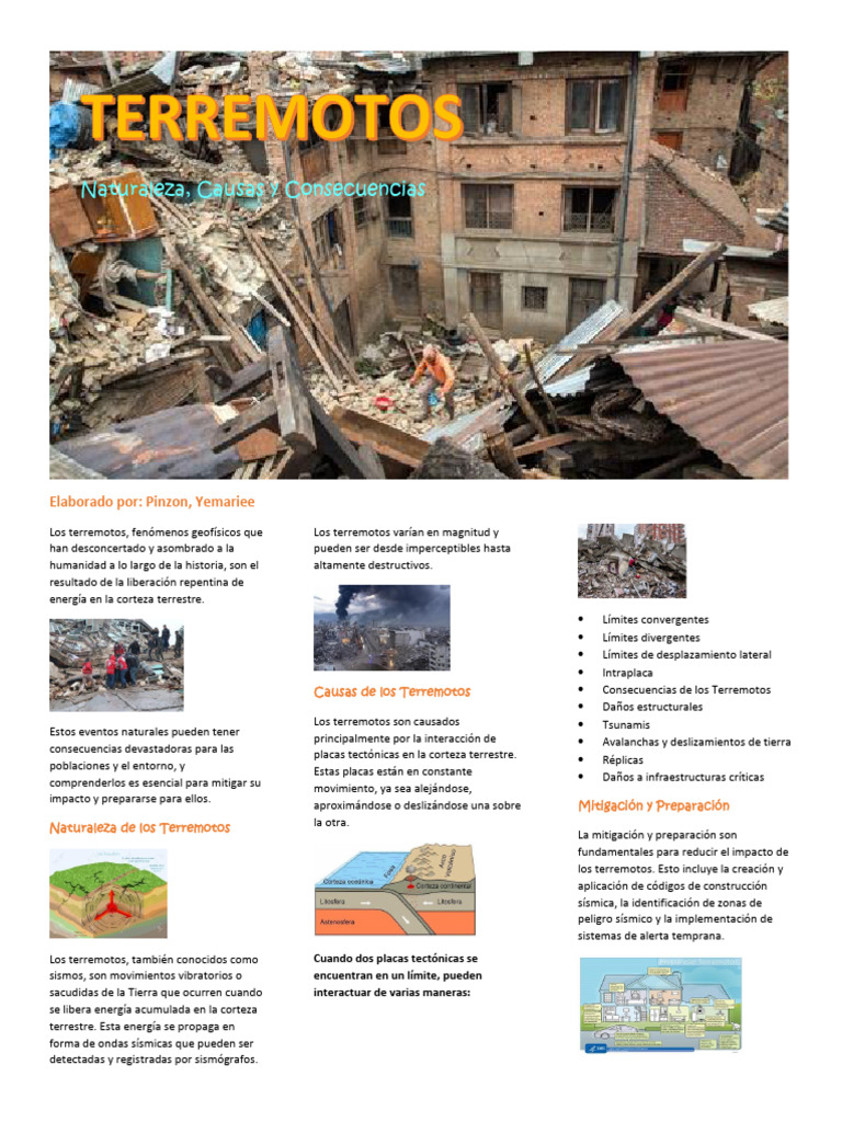 Articulo - Terremotos | PDF | Temblores | Ciencias de la Tierra