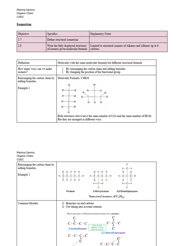 Isomerism | PDF