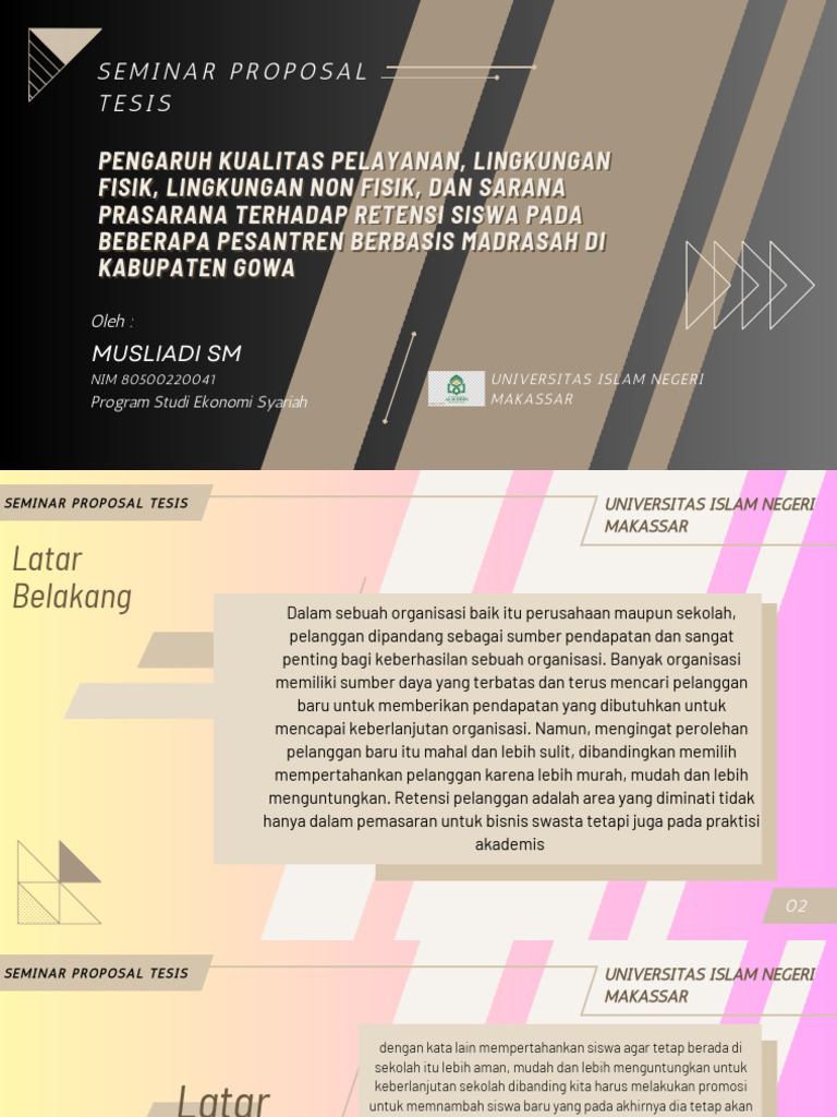 Coklat Elegan Estetik Presentasi Seminar Proposal Formal Simpel | PDF