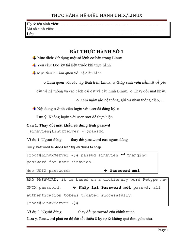 CS226 - He Dieu Hanh Unix-Linux - 2024F - LabTutorial | PDF CS226 - He Dieu Hanh Unix-Linux - 2024F - LabTutorial | PDF