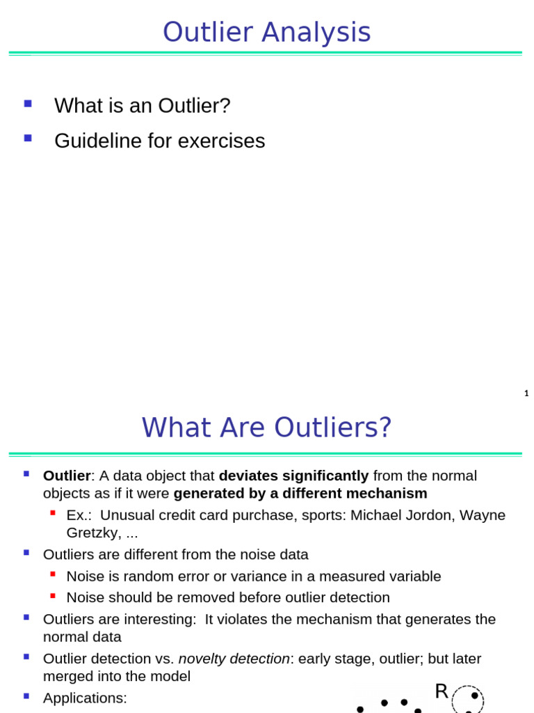 Outlier Detection Techniques | PDF | Outlier | Computing