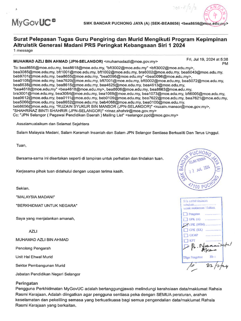 Program Kepimpinan Prs | PDF