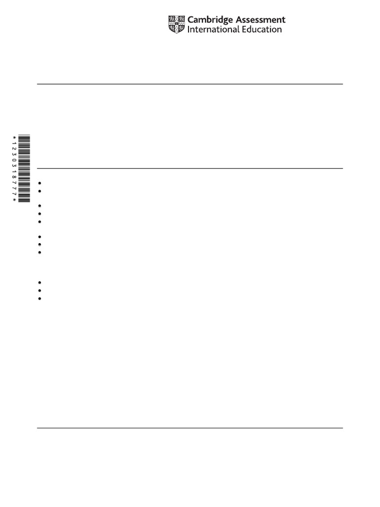 June 2023 (v1) QP - Paper 1 CAIE Economics A-Level | PDF | Elasticity (Economics) | Demand