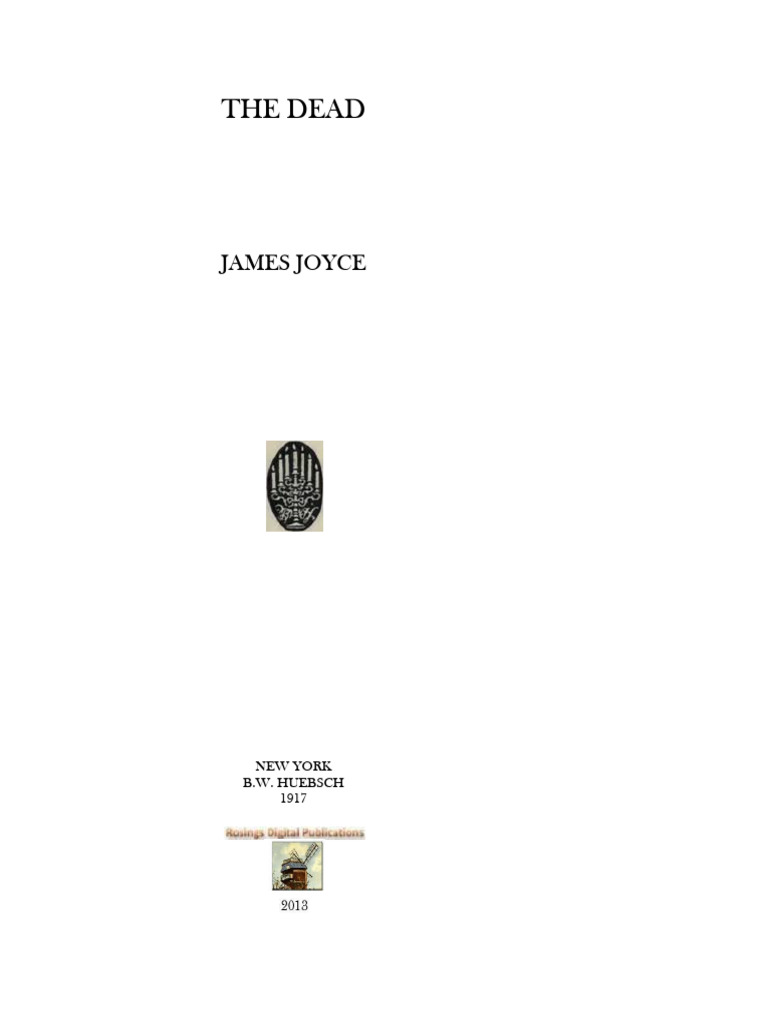 The Dead James Joyce | PDF