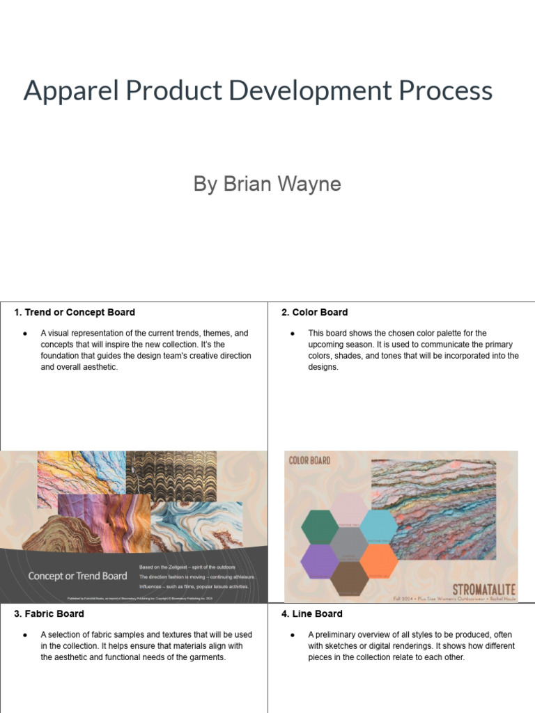 Apparel Product Development Process | PDF | Clothing | Textiles
