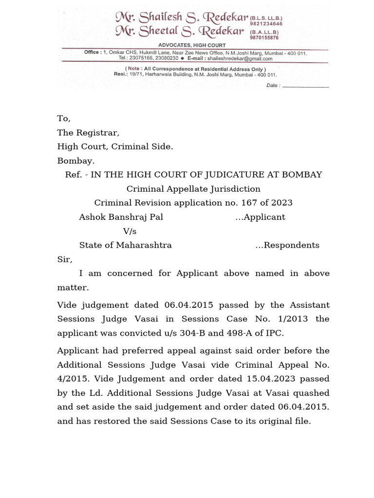 Ashok Pal Final Precipe | PDF