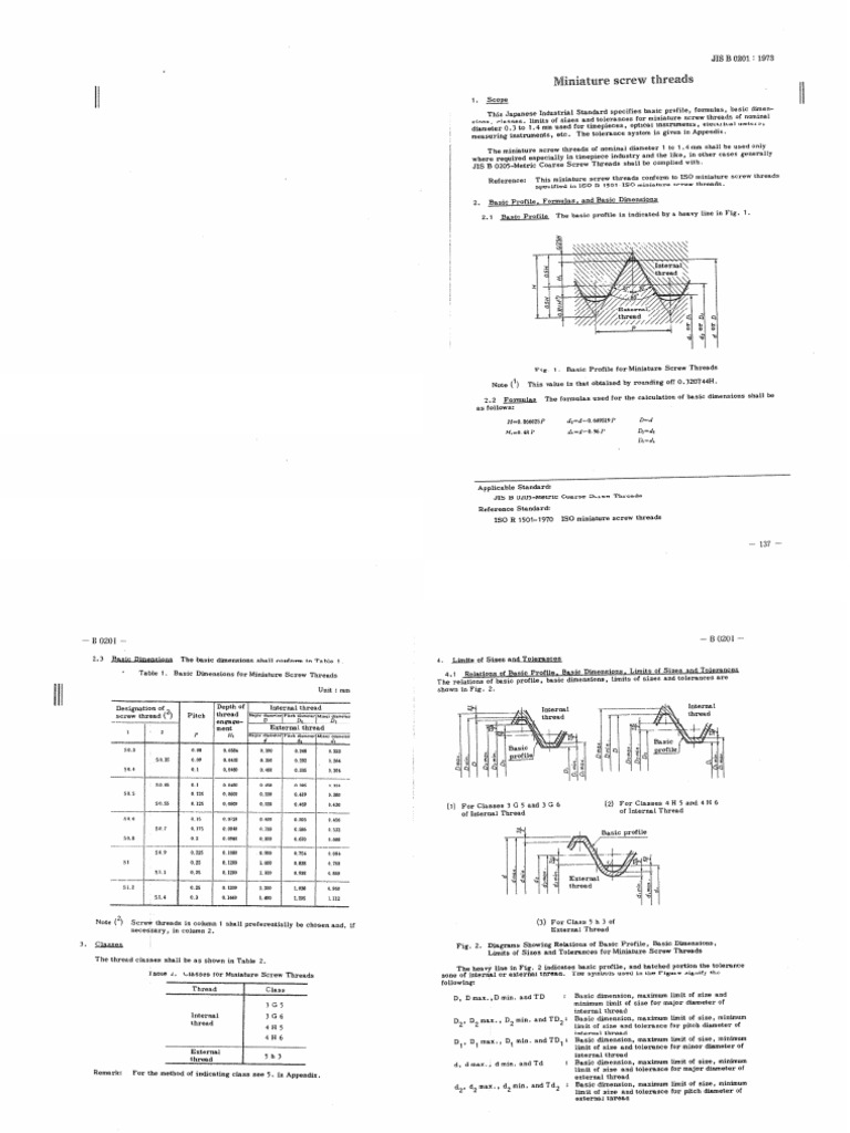 Jis B 0201-1973 | PDF
