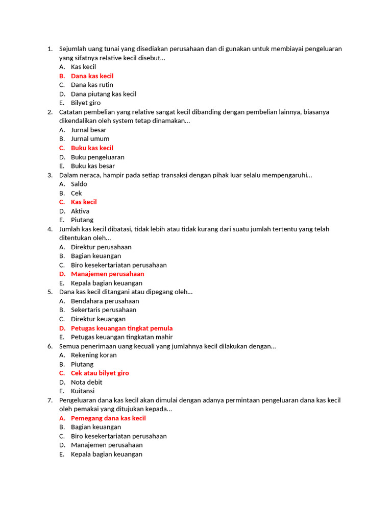 Soal PTS XII Ganjil 2022 | PDF
