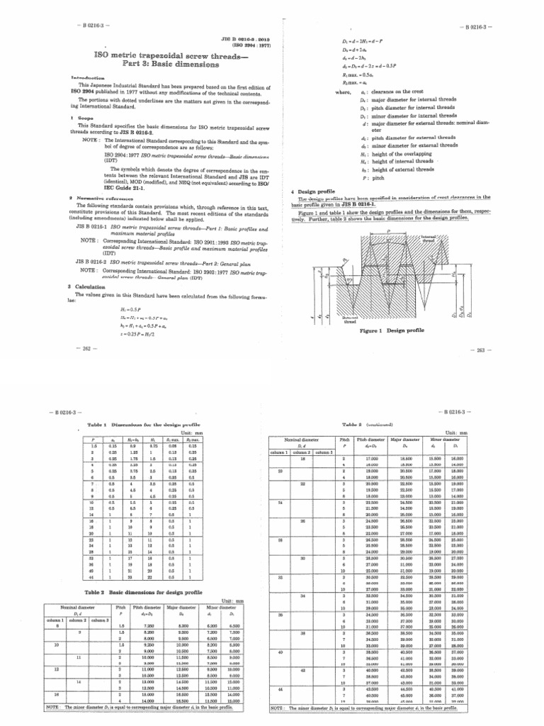 Jis B 0216-3 2013 | PDF