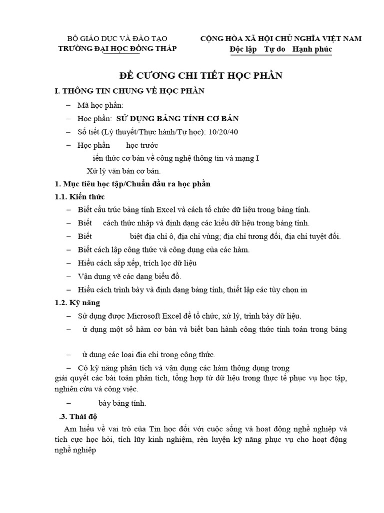 04 - IU04_su_dung_bang_tinh_co_ban 30 tiet thach | PDF