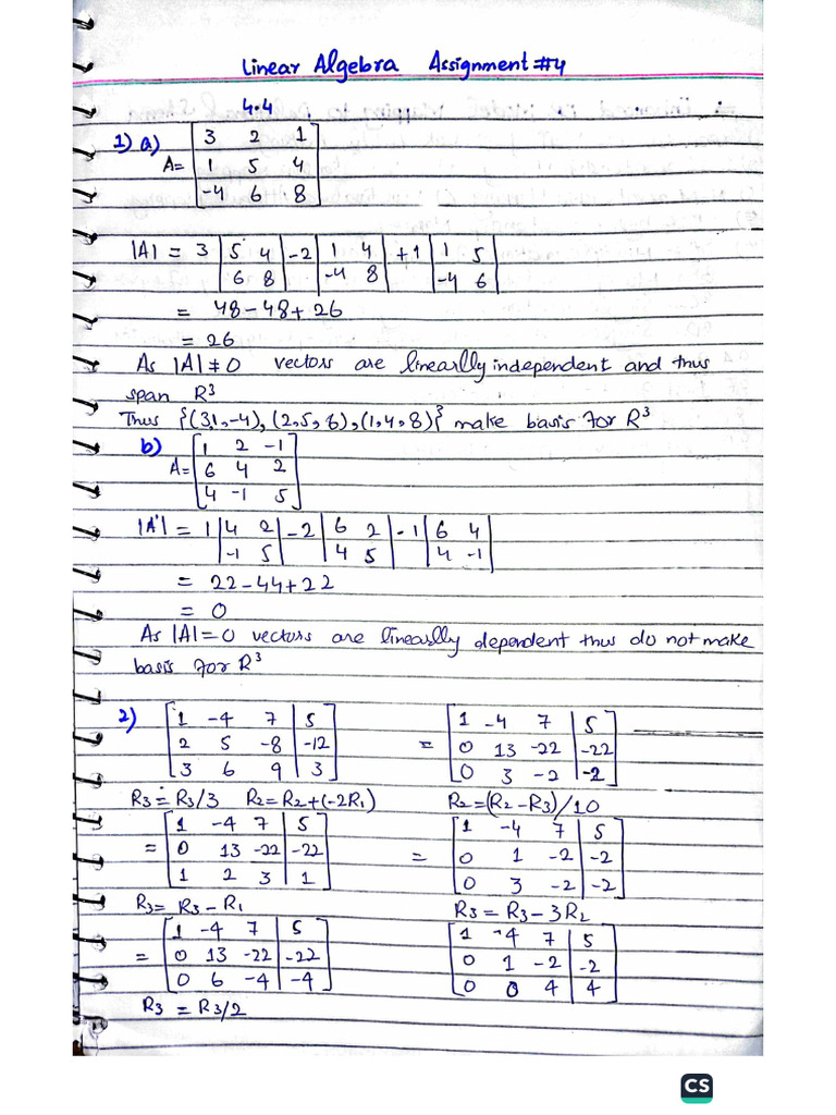 Linear Algebra | PDF