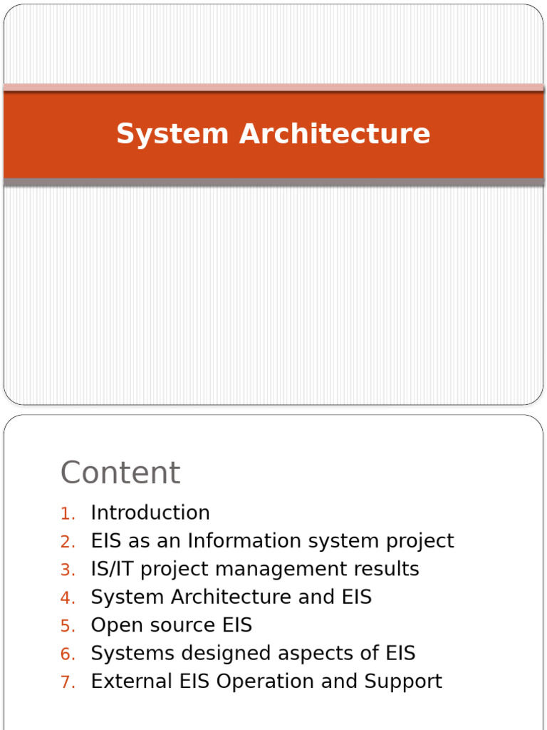 Enterprise Information System Architecture | PDF | System | Formal Verification