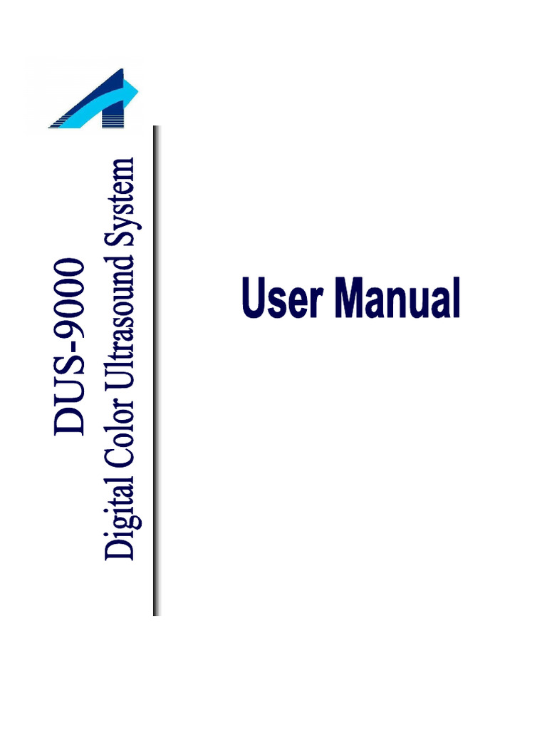 DUS-9000 User Manual | PDF | Heart Valve | Medical Ultrasound