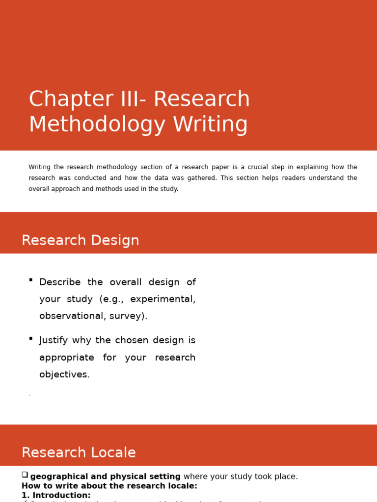 Chapter III Research Methodology Writing | PDF | Sampling (Statistics ...