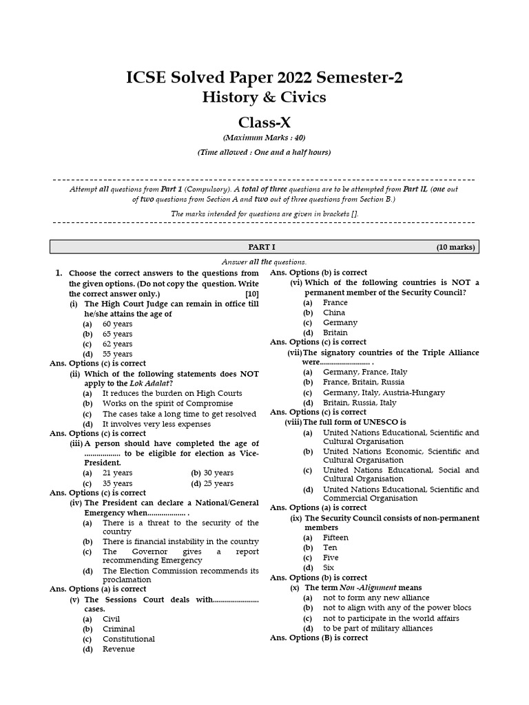 SOlved Paper 2022 Sem 2 | PDF | Nazi Germany | United Nations