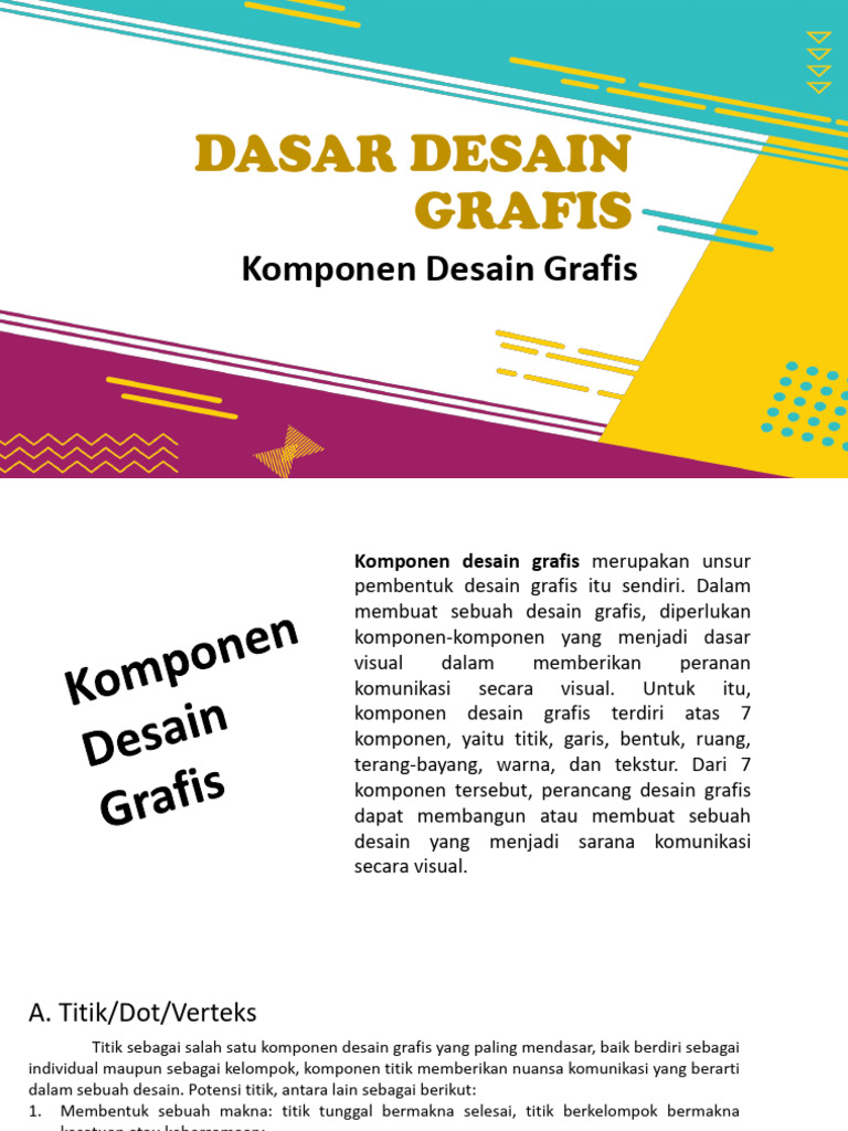 Komponen Dasar Desain Grafis | PDF