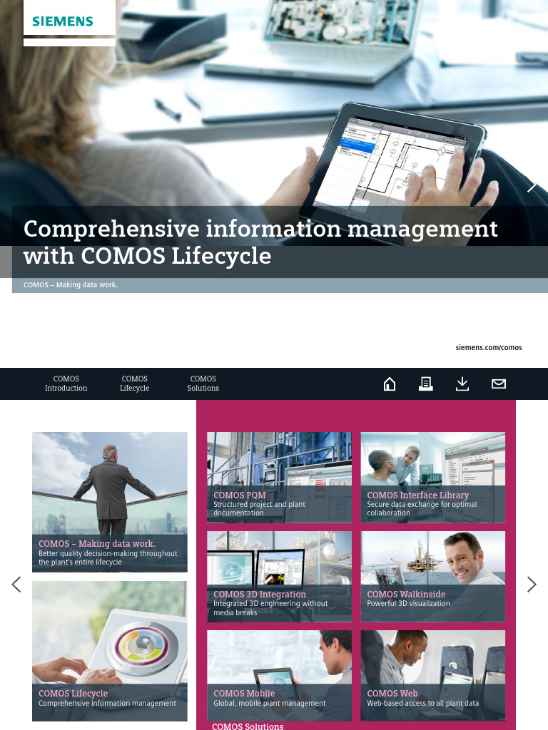 comos_lifecycle_en | PDF | 3 D Computer Graphics | Share Point