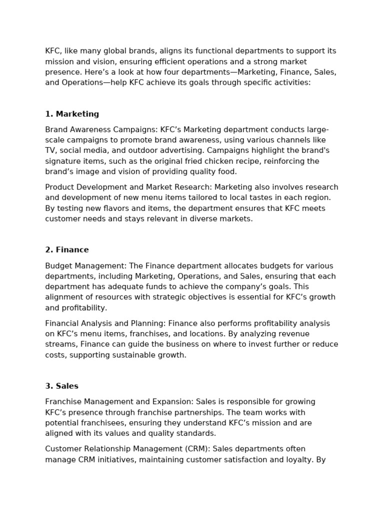 Kfc Part 2 Pdf Marketing Franchising