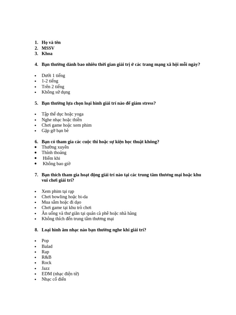 câu hỏi xhh | PDF