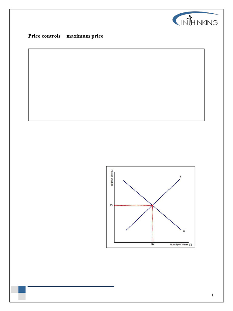 maximum-price | PDF | Price Controls | Prices