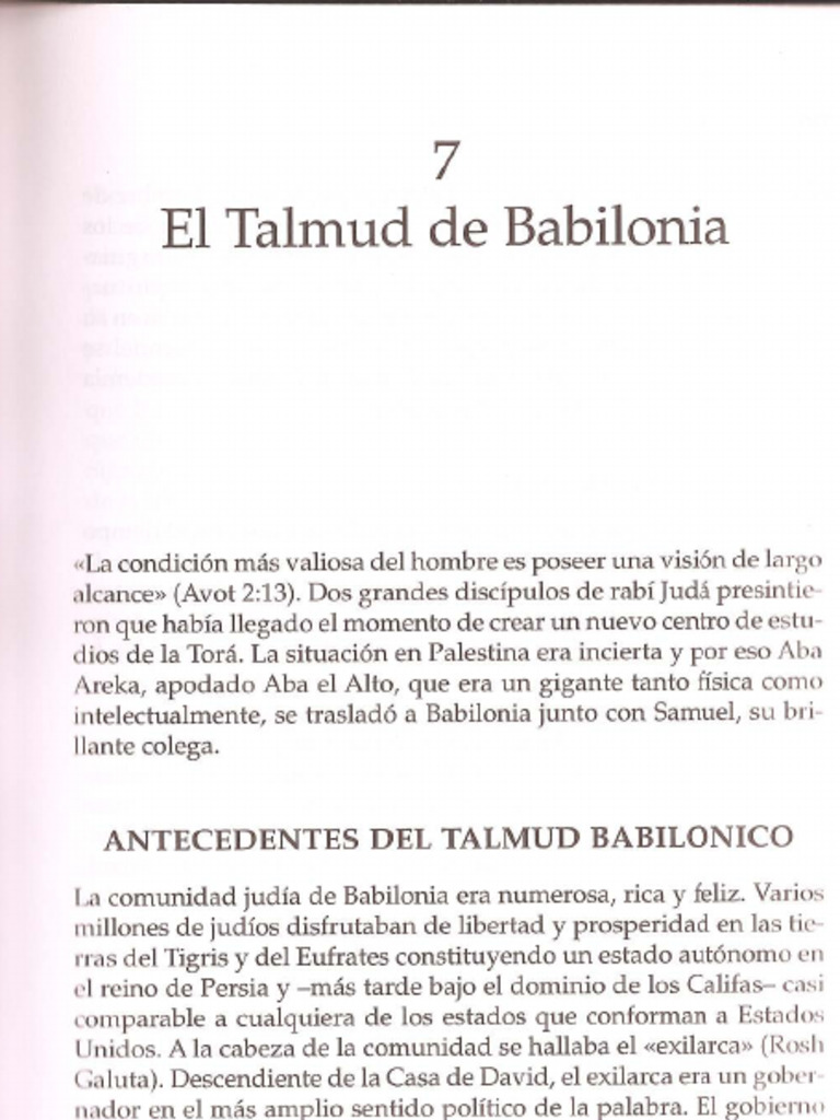 El Talmud de Babilonia - La Tradición Escrita | PDF