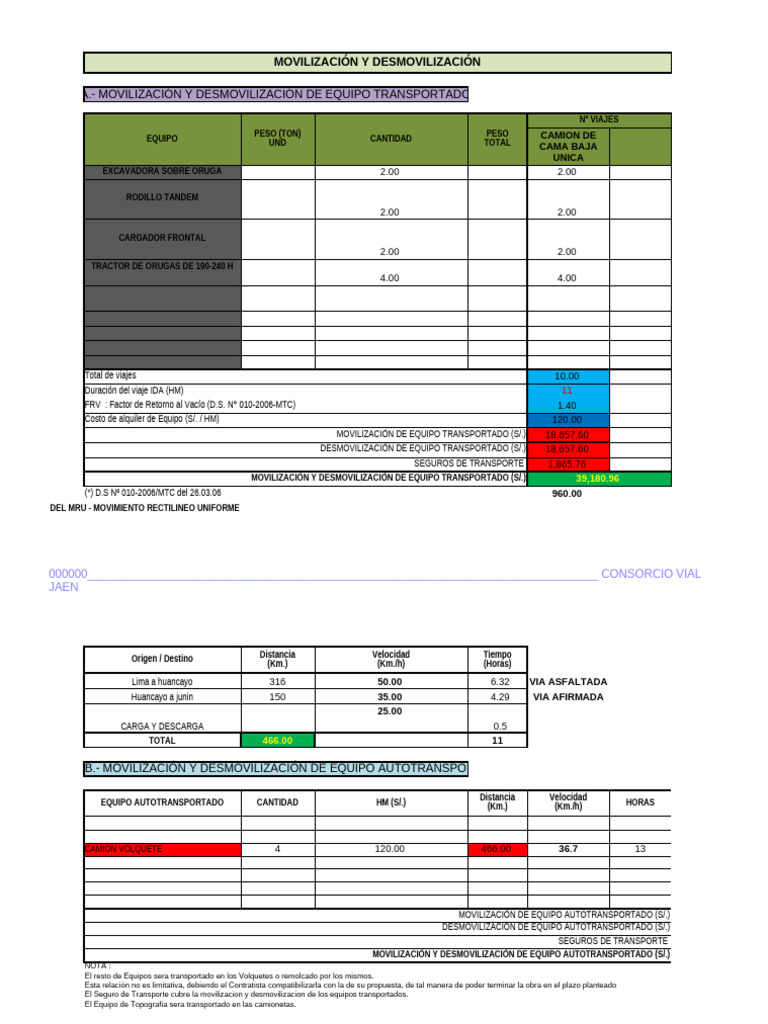 Obra de Montecarlo Mov y Desm 2 Ver 2 | PDF