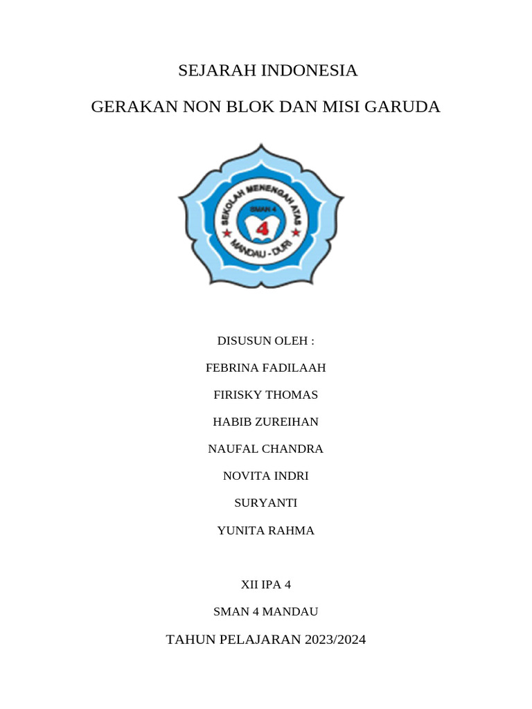 Sejarah GNB Dan Misi Garuda | PDF