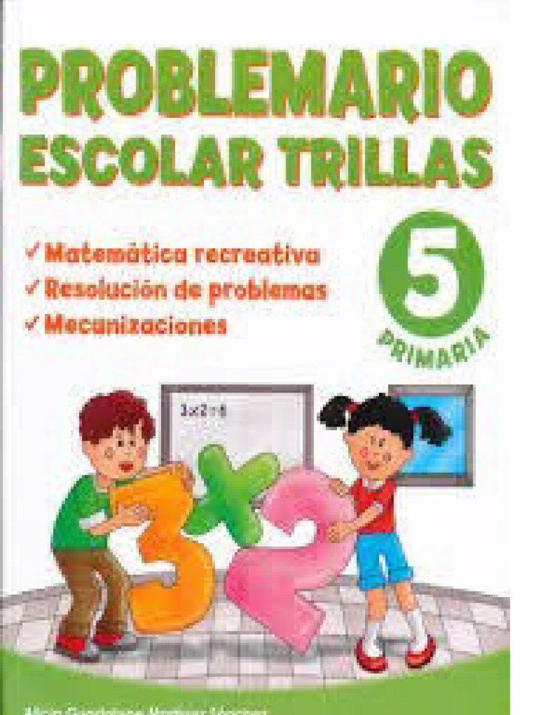 Problemario Escolar Trillas 5 Primaria | PDF