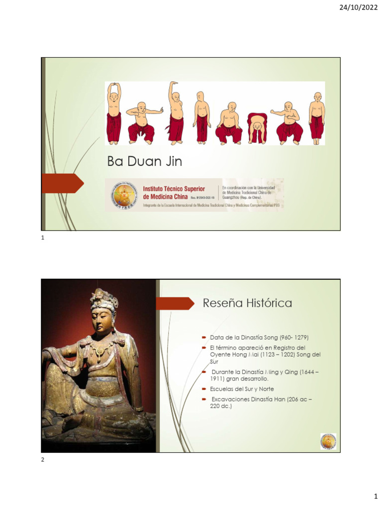 Ba Duan Jin | PDF | Mano | Abdomen