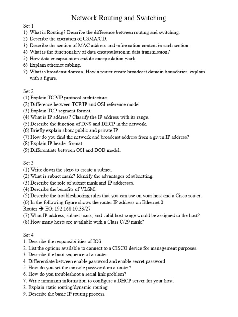 Network | PDF | Internet Protocols | Ip Address