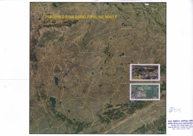 Bina Panki Route Map | PDF