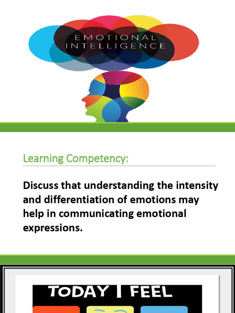 Module 8 - EMOTIONAL INTELLIGENCE | PDF | Emotional Intelligence ...