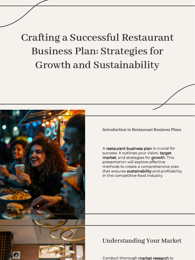 Slidesgo Crafting A Successful Restaurant Business Plan Strategies For ...
