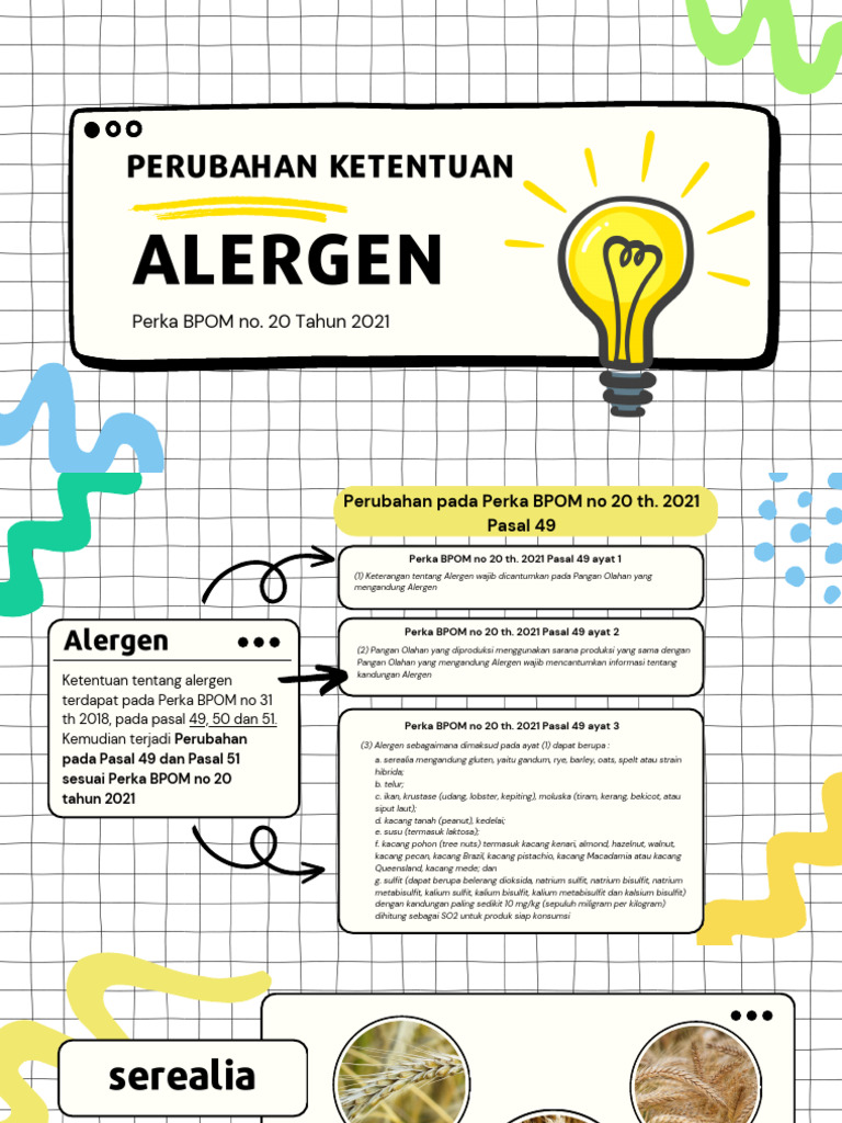 Perubahan Ketentuan Alergen | PDF