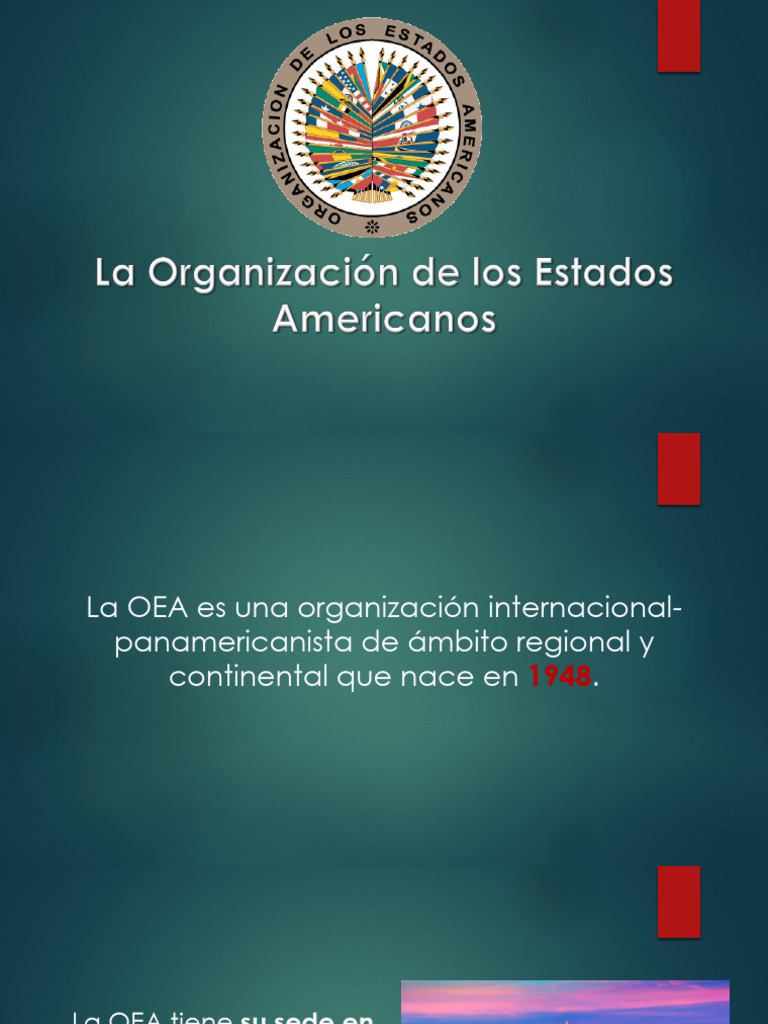 Historia y Funciones de la OEA | PDF | Gobierno | Relaciones ...