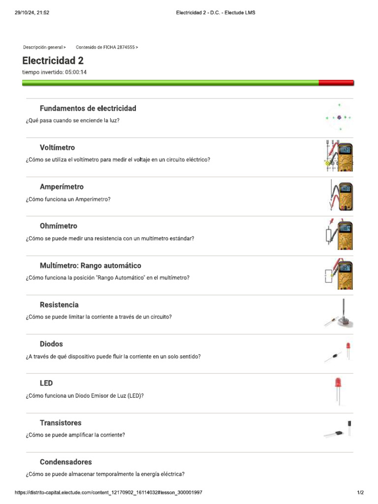 Electude Electricidad 2 | PDF