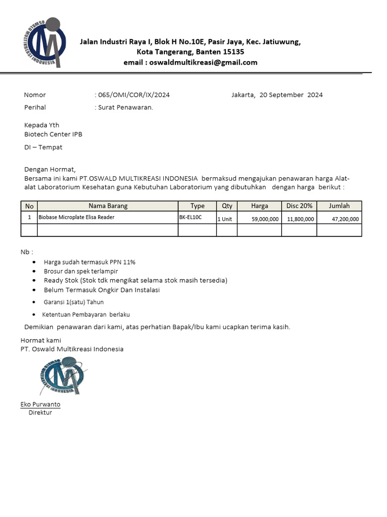 9.pen Oswald Biotech Center IPB | PDF