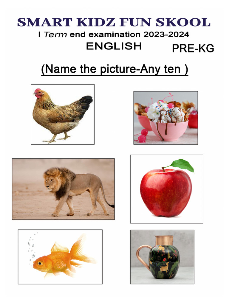Pre-Kg 2 | PDF