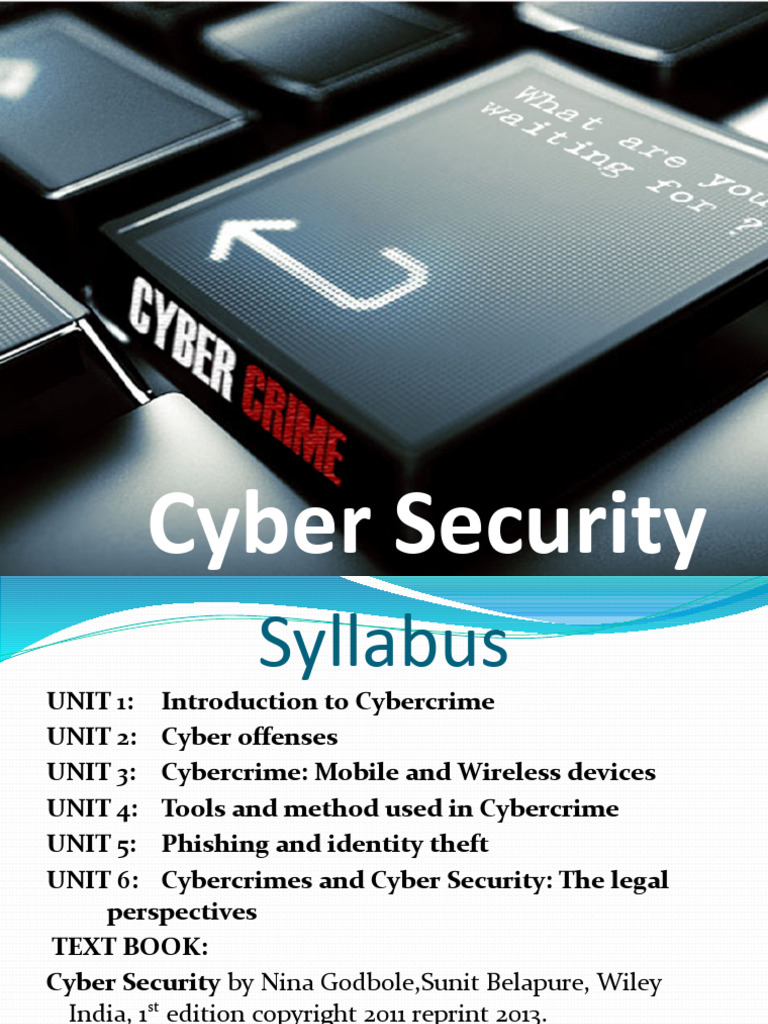 Cyber Security Unit 1 Pdf Spamming Cybercrime