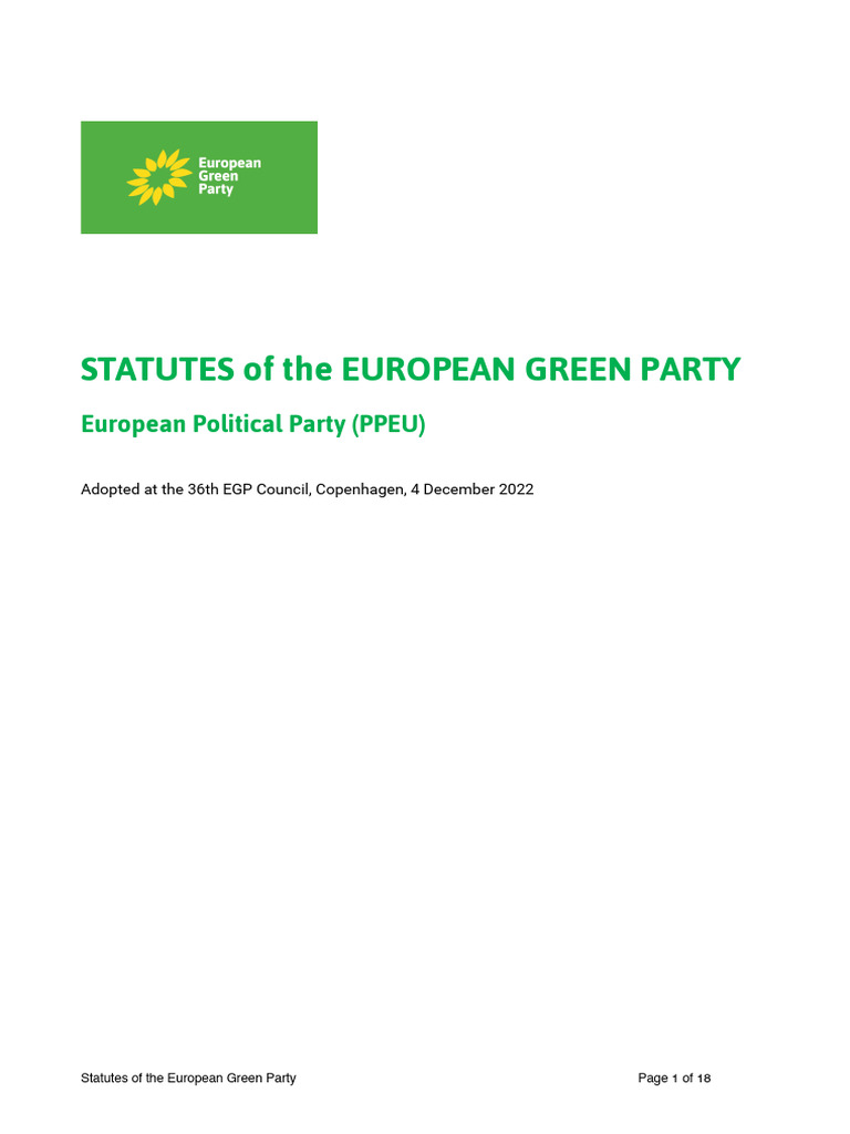 EGP Statutes With Annexes 2022-12-04 EN | PDF | United States Congress ...